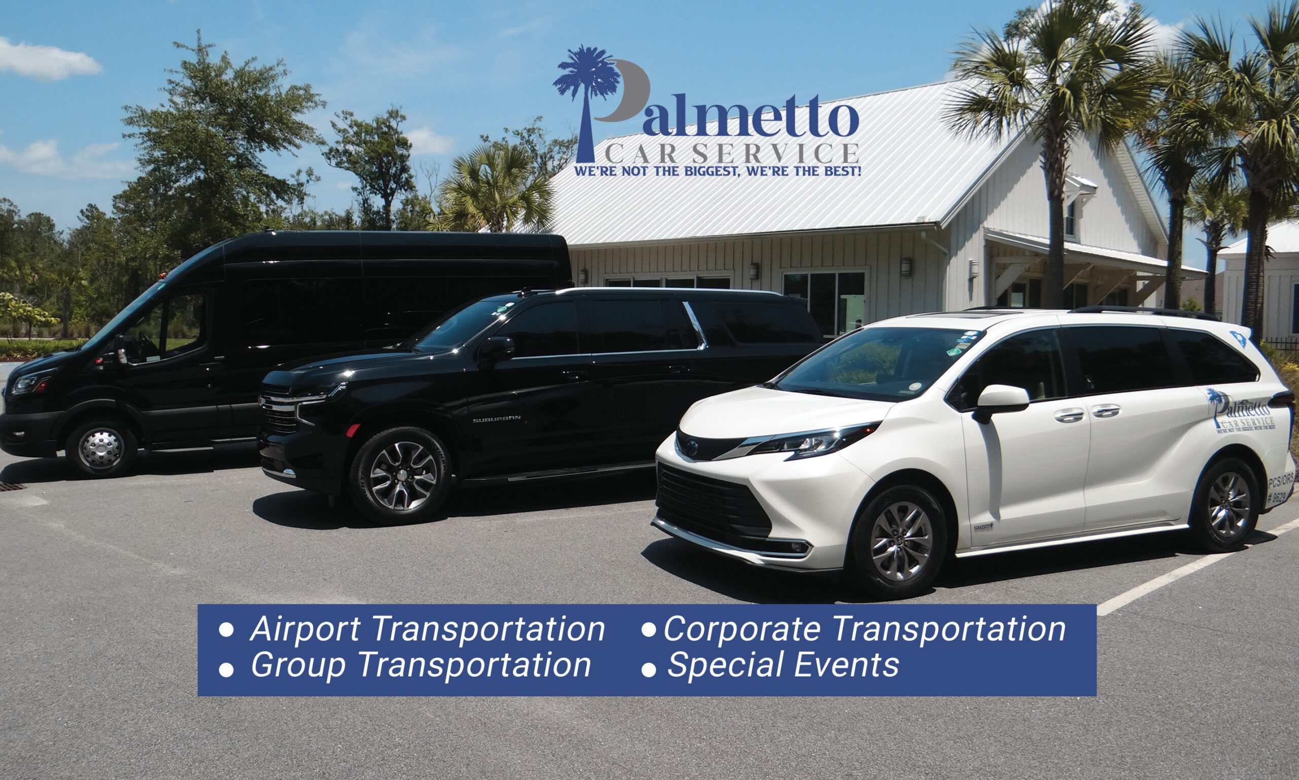 Book Your Ride with Us | Palmetto Car Service